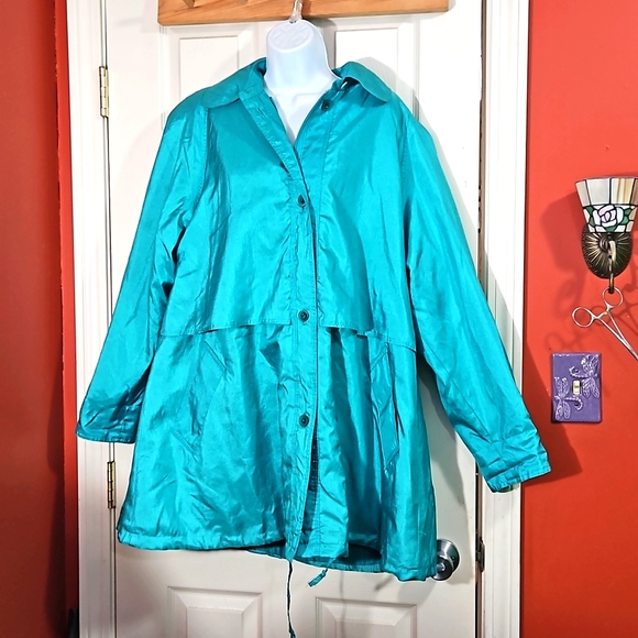Utex | Jackets & Coats | Vintage Utex Womens Teal Jacket Rain And Wind ...